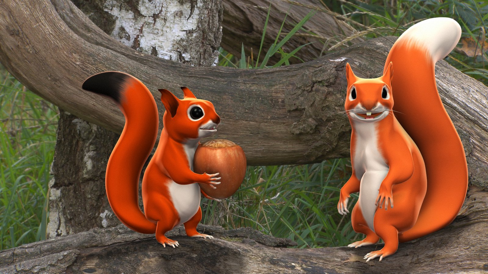 Pip the Squirrel and Friends - David Mattock - 3D Artist / Animator ...